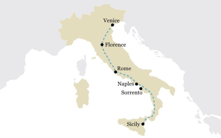 One-week Italy by train itinerary – On the Luce travel blog
